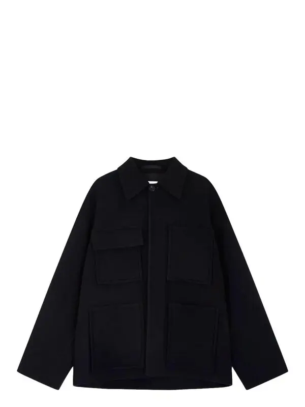 JIL SANDER Single-breasted Coat - Blue