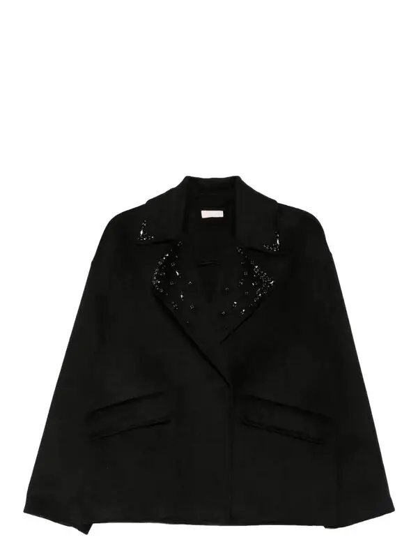 Liu Jo Sequin Embellished Jacket - Black
