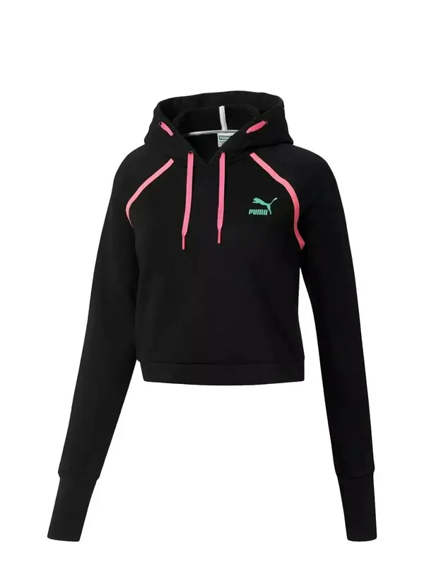 PUMA Logo-print Hoodie - Black