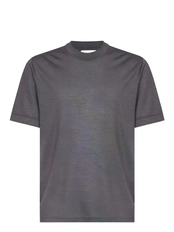 D4.0 Crew-neck Wool T-shirt - Grey