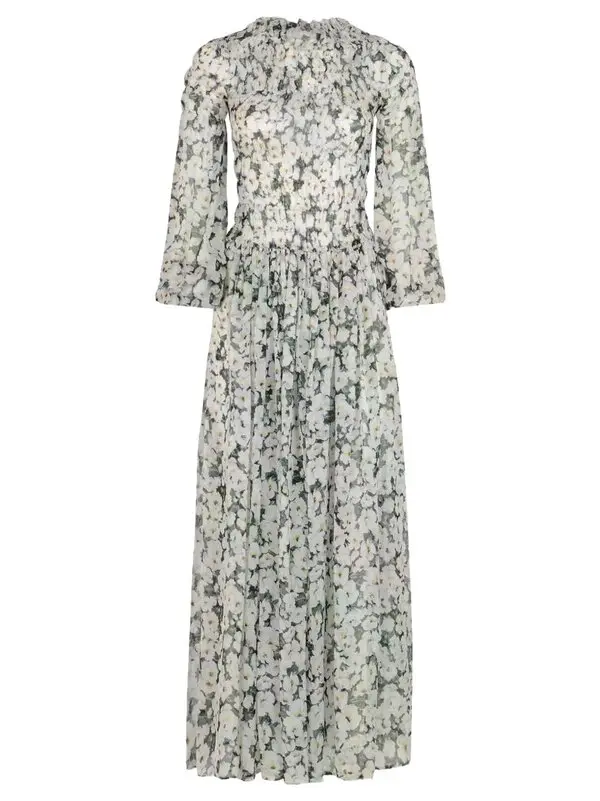 Raquel Diniz Hannah Floral Dress - White