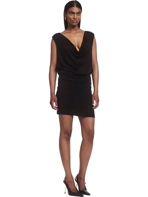 NINETY PERCENT Chelsea Mini Dress - Black