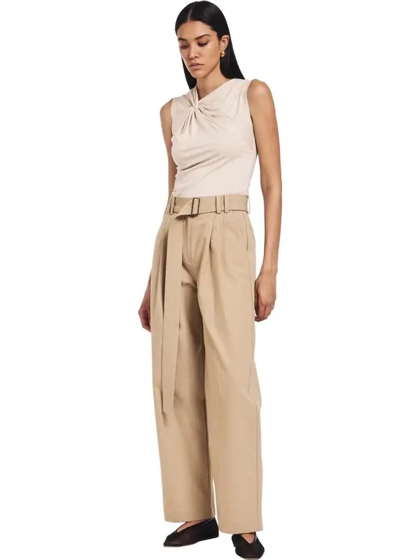 NINETY PERCENT Tino Cargo Pant - Taupe