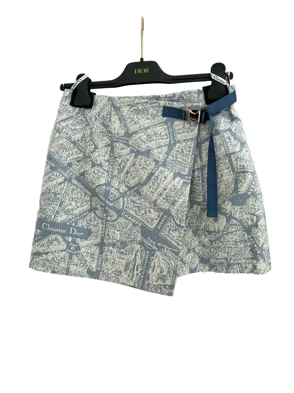 Dior Mini Skort - Blue And White