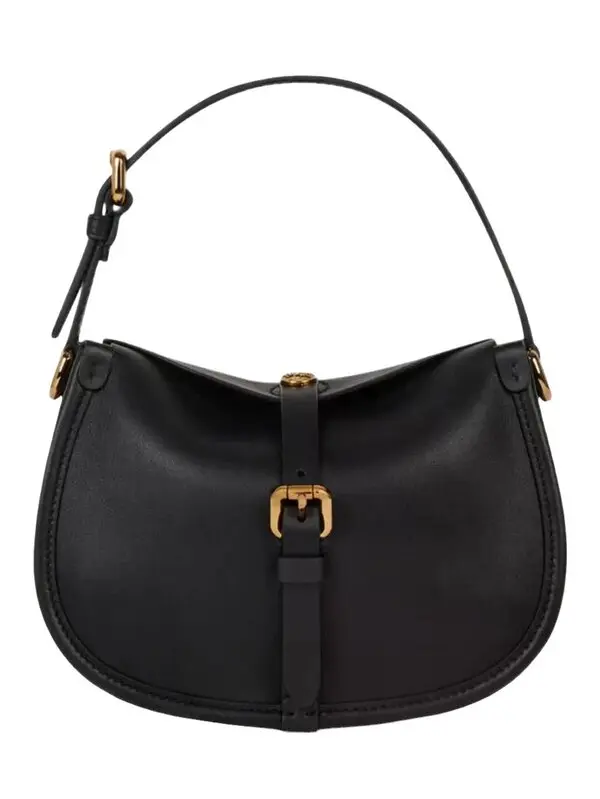 Etro Leather Shoulder Bag - Black