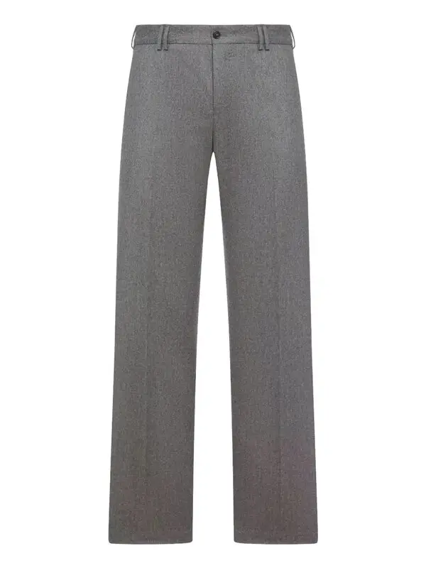 PT TORINO Tailored Wool Trousers - Grey