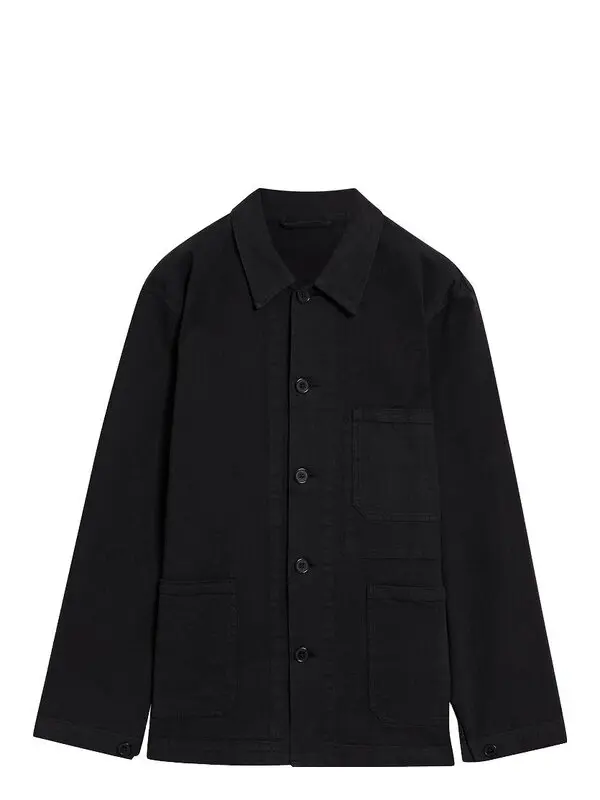 Officine Générale Chad Cotton-blend Twill Jacket - Black