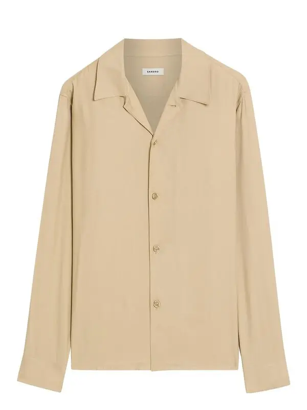 Sandro Twill Shirt - Sand