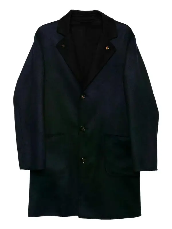 KIRED Single-breasted Coat - Blue