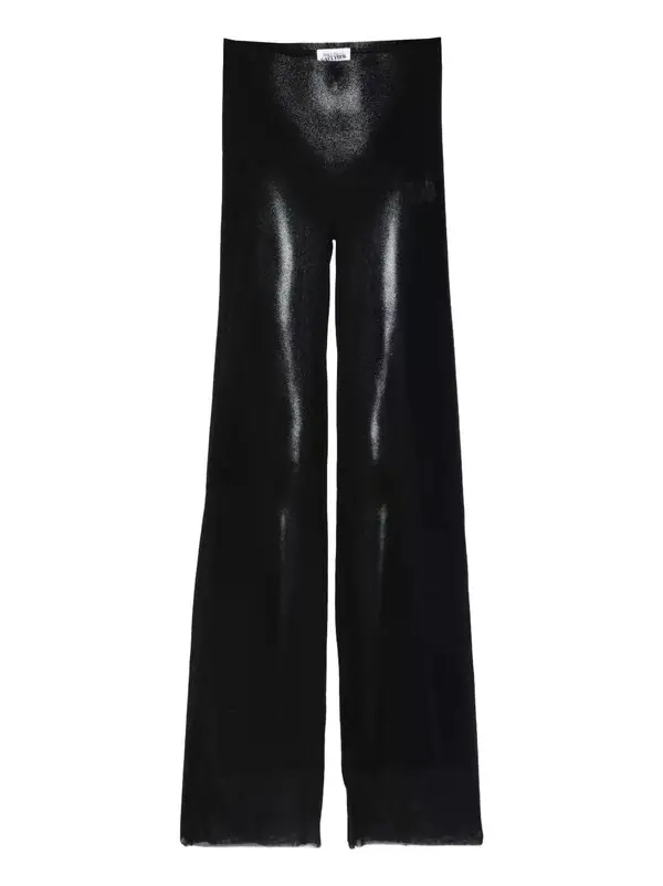 Jean Paul Gaultier Body-print Straight Trousers - Black