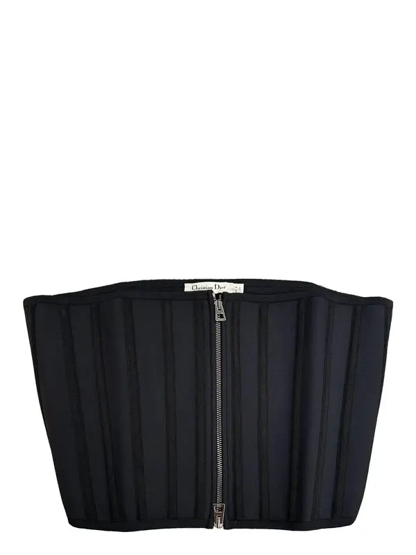 Dior Strapless Corset - Black