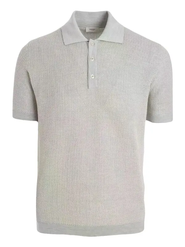 Agnona Knit Polo Shirt - Grey