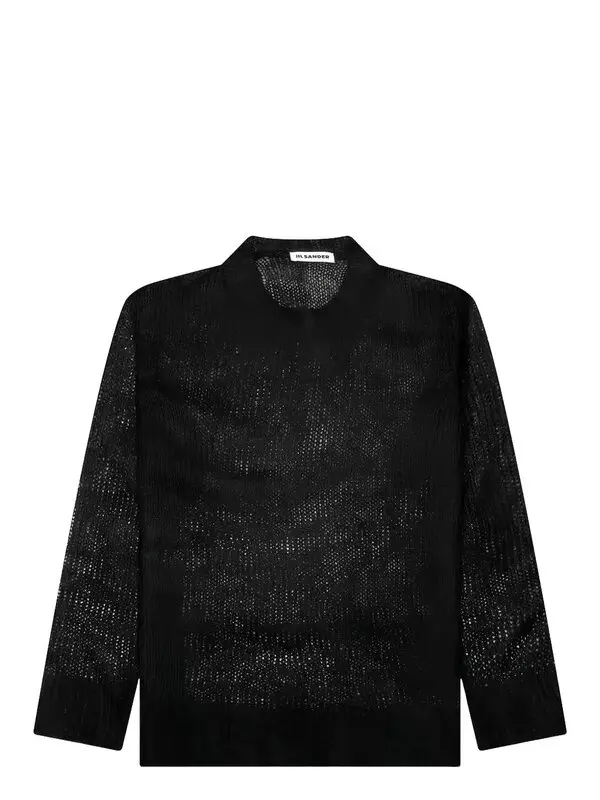 JIL SANDER Layered Knit Sweater - Black
