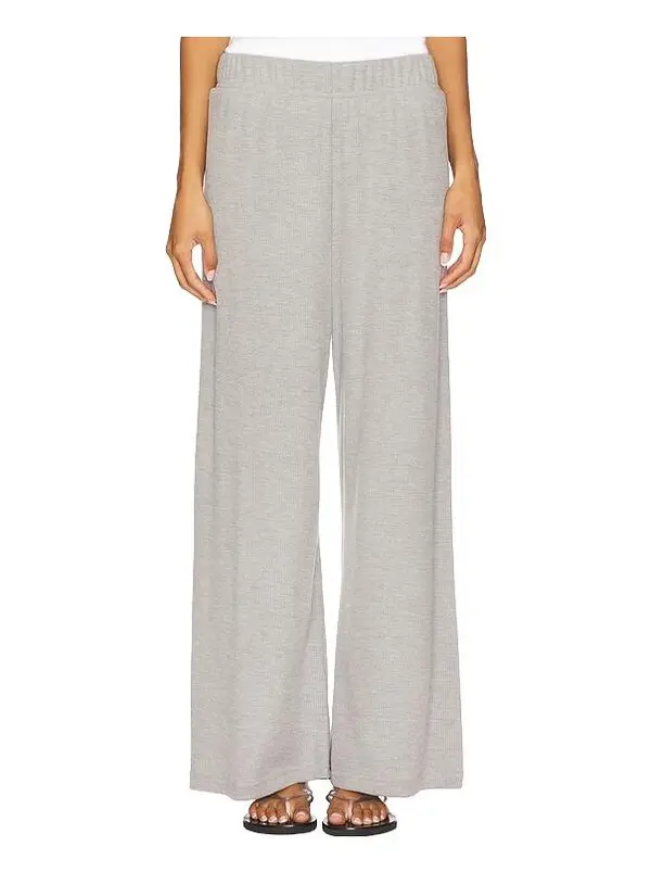 Michael Lauren Zuri Wide Leg Pant - Heather Grey