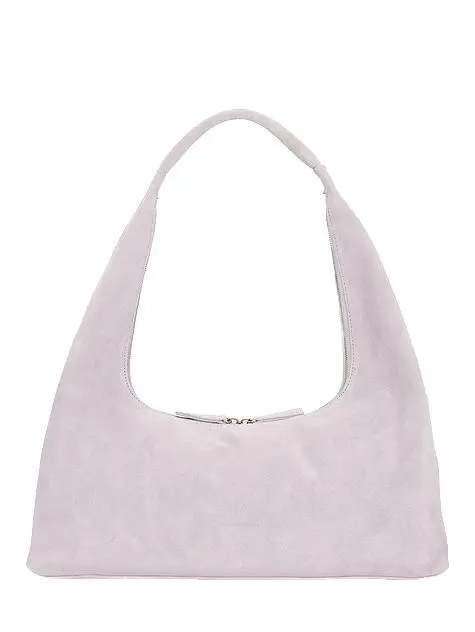 MARGESHERWOOD Large Hobo Shoulder Bag - Lavender Grey