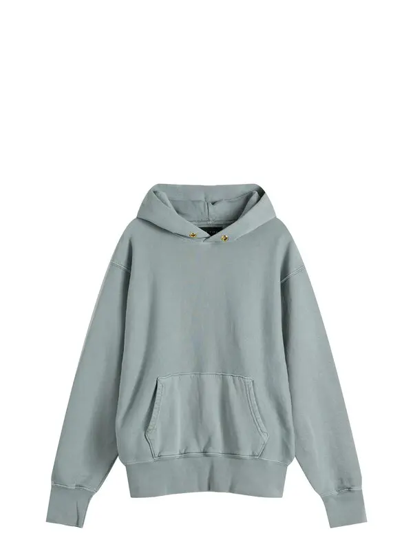 LES TIEN Heavyweight Hoodie - Washed Slate Grey