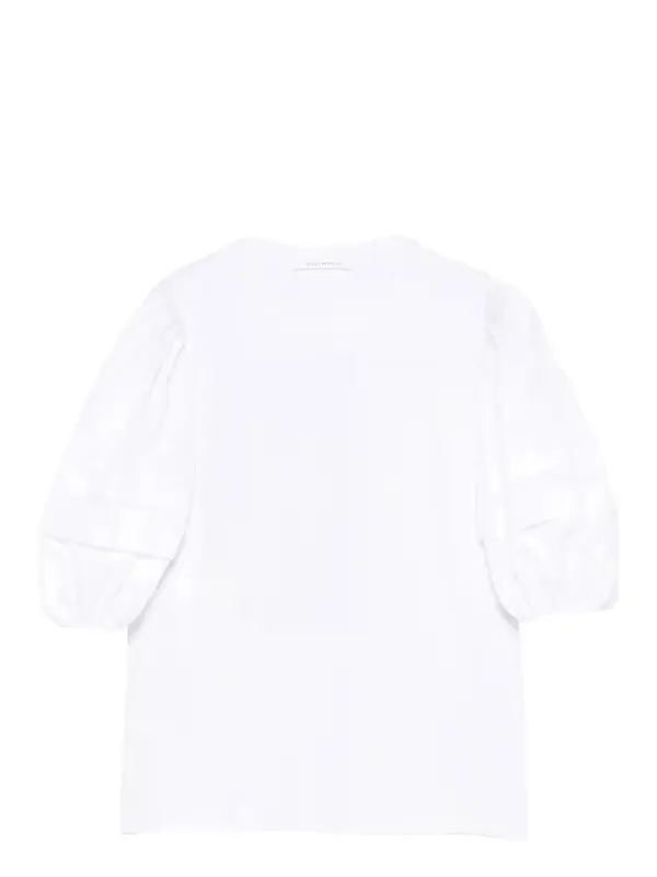 Cecilie Bahnsen Puff-sleeves Top - White