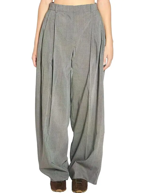 Jacquemus Pleated Trousers - Grey