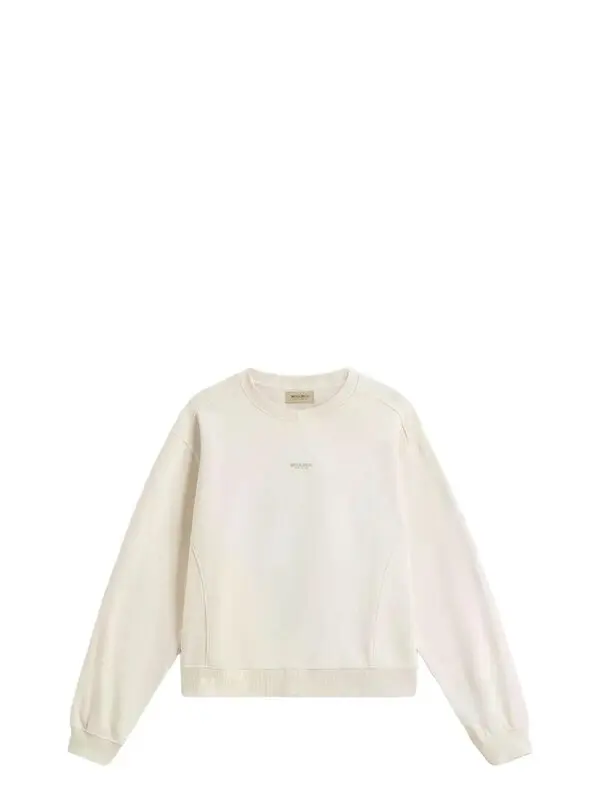 Woolrich Fleece Crew-neck Sweatshirt - Neutrals