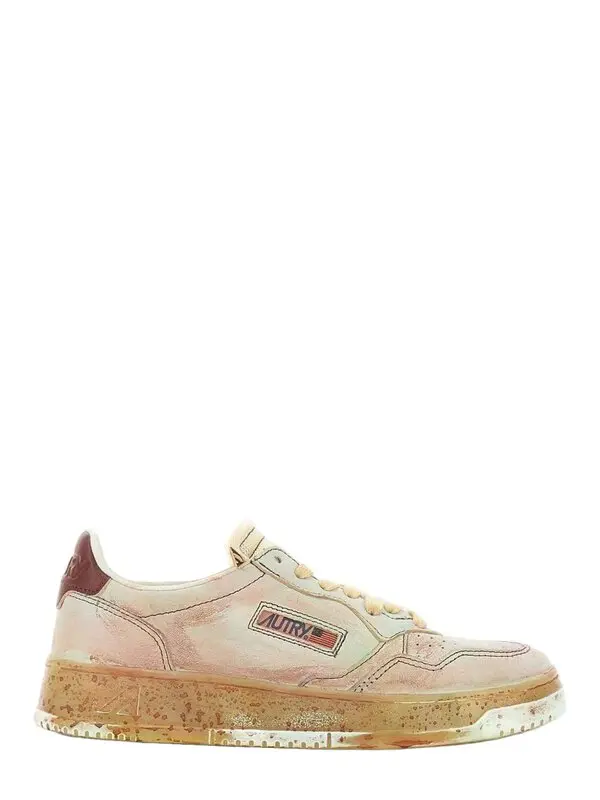 AUTRY Leather Panelled Sneakers - Neutrals