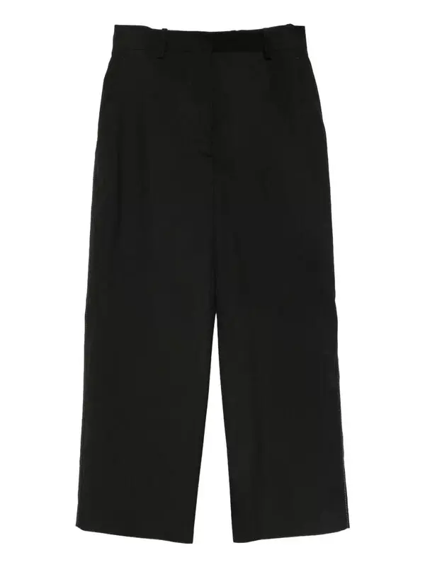 Marni Side-pockets Straight Trousers - Black
