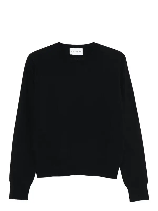Givenchy Crew-neck Cashmere Sweater - Black