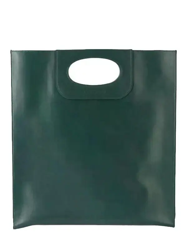 GHERARDINI Cut-out Handle Handbag - Green