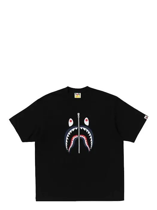 A BATHING APE Uk Shark Tee Shirt - Black