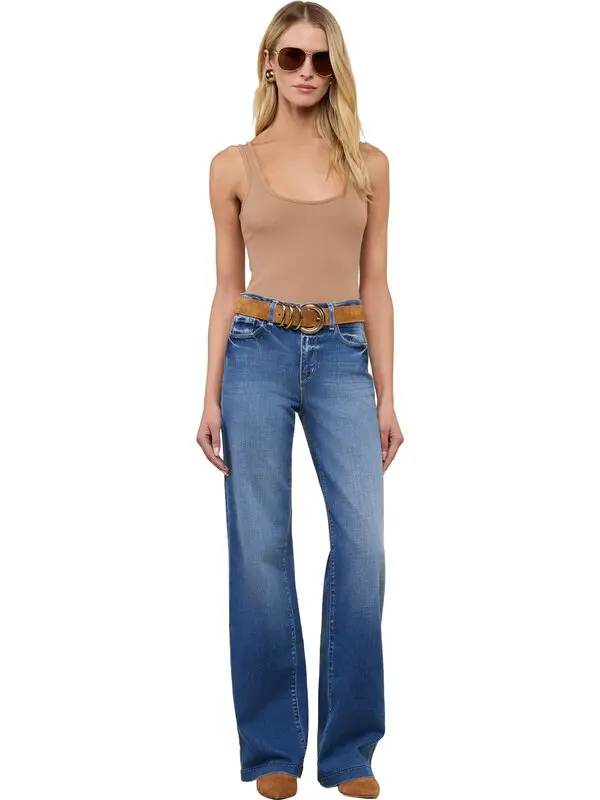 L'Agence Clayton Wide-leg Jean - Hampton