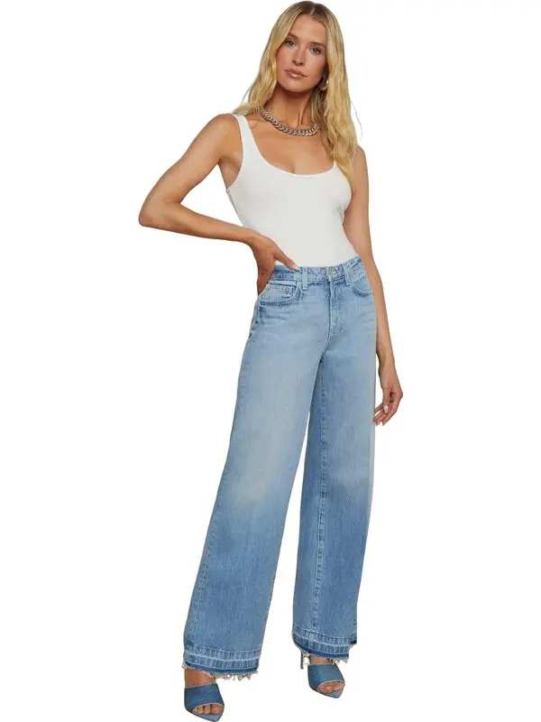 L'Agence Scottie Wide-leg Jean - Zion