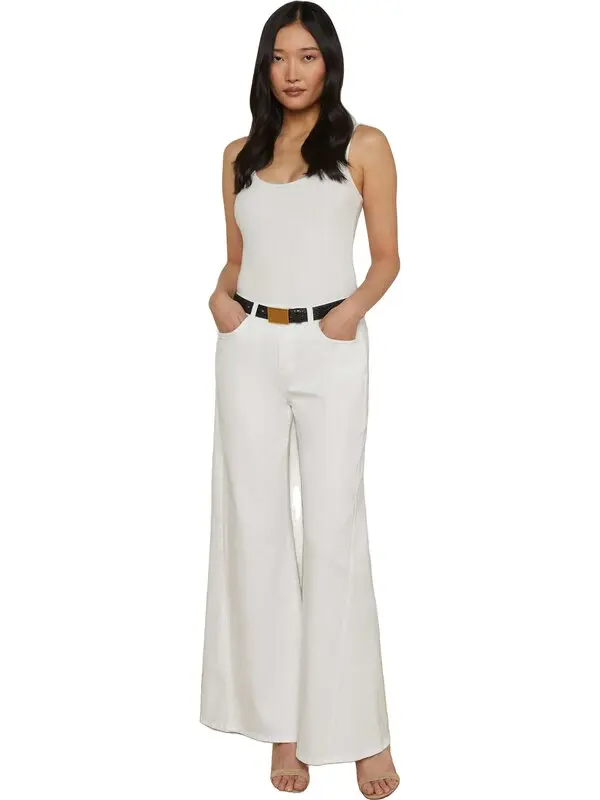 L'Agence Beau Wide-leg Jean - Blanc
