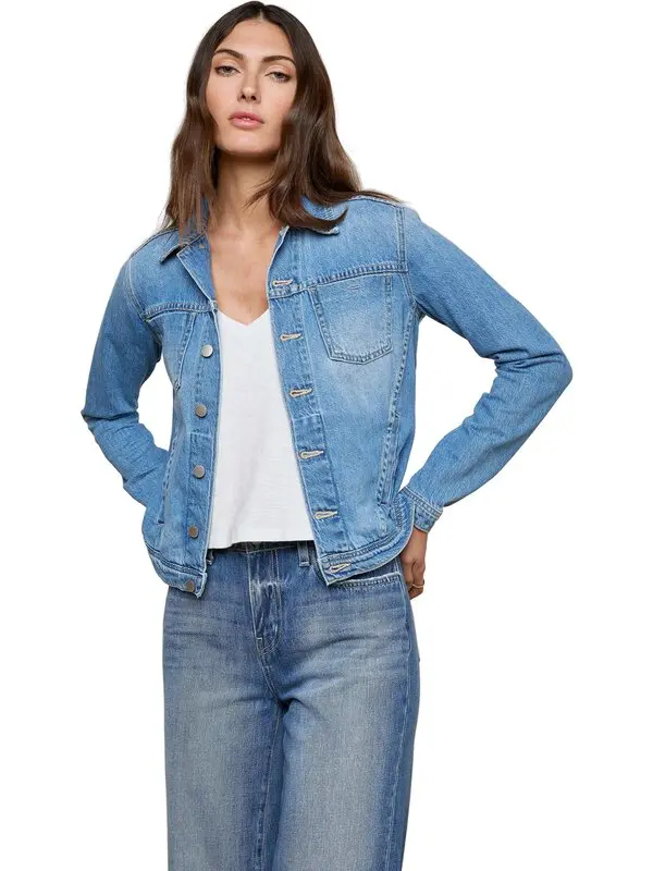 L'Agence Celine Denim Jacket - Caster