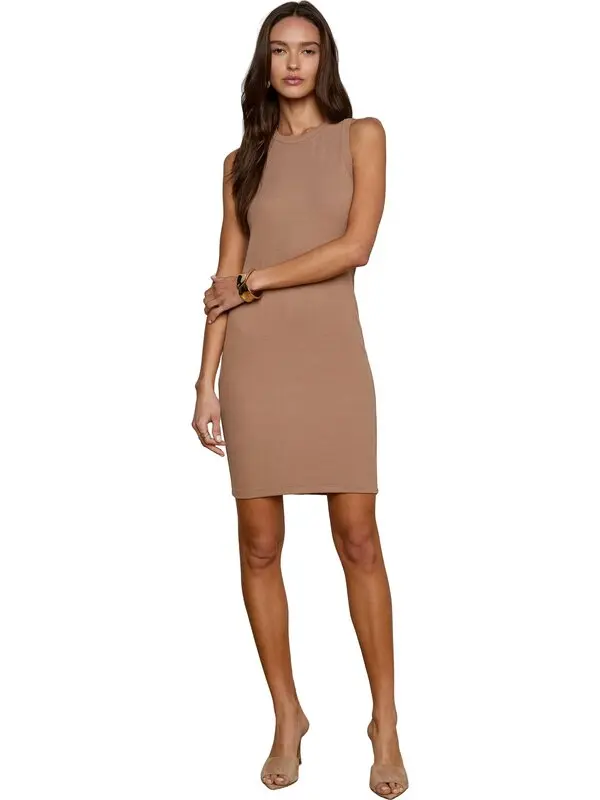 L'Agence Ellis Racerback Mini Dress - Ginger Snap