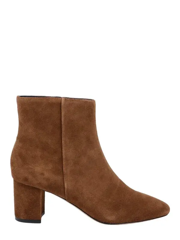 L'Agence Melanie Suede Bootie - Caramel Suede