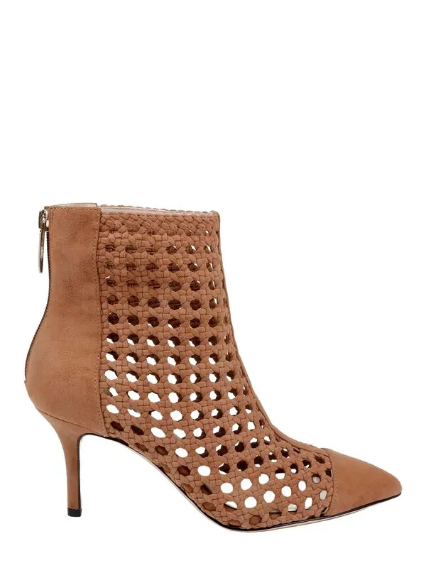L'Agence Josefine Suede Bootie - Sand Suede