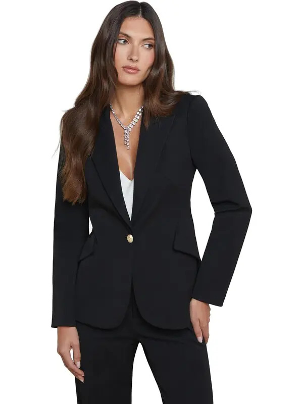 L'Agence Chamberlain Blazer - Black/gold