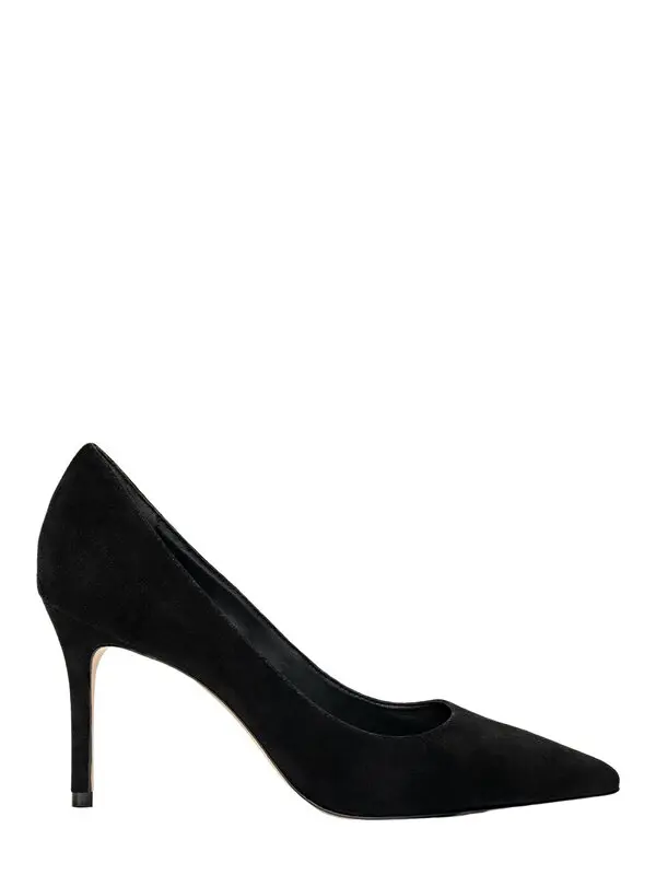 L'Agence Maelle Suede Pump - Black Suede