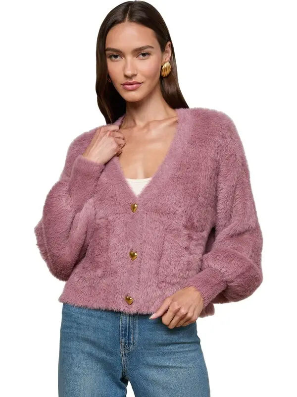 L'Agence Harriet Cardigan - Mauve