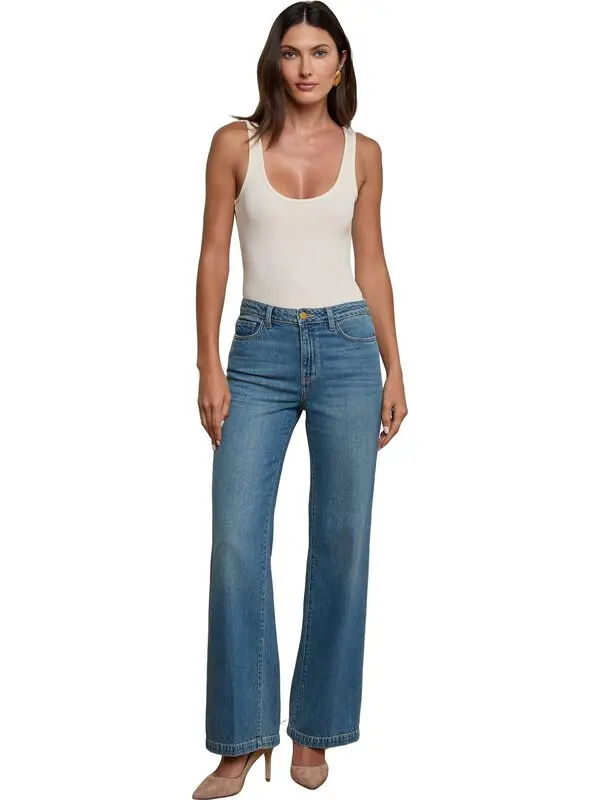 L'Agence Scottie Wide-leg Jean - Fargo