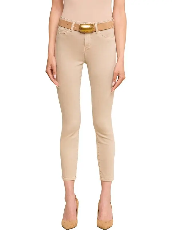 L'Agence Margot Cropped Skinny Jean - Biscuit