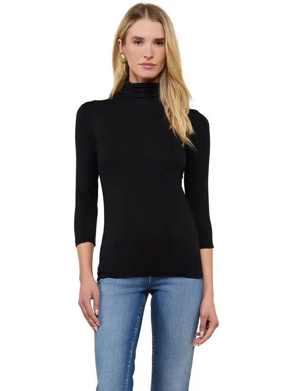 L'Agence Aja Turtleneck - Black