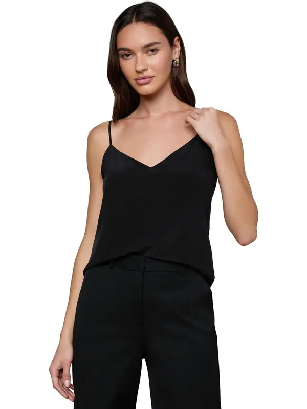 L'Agence Jane Silk Camisole - Black