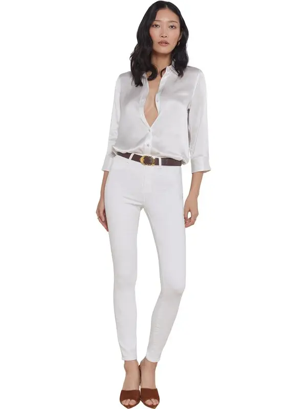 L'Agence Marguerite Skinny Jean - Blanc
