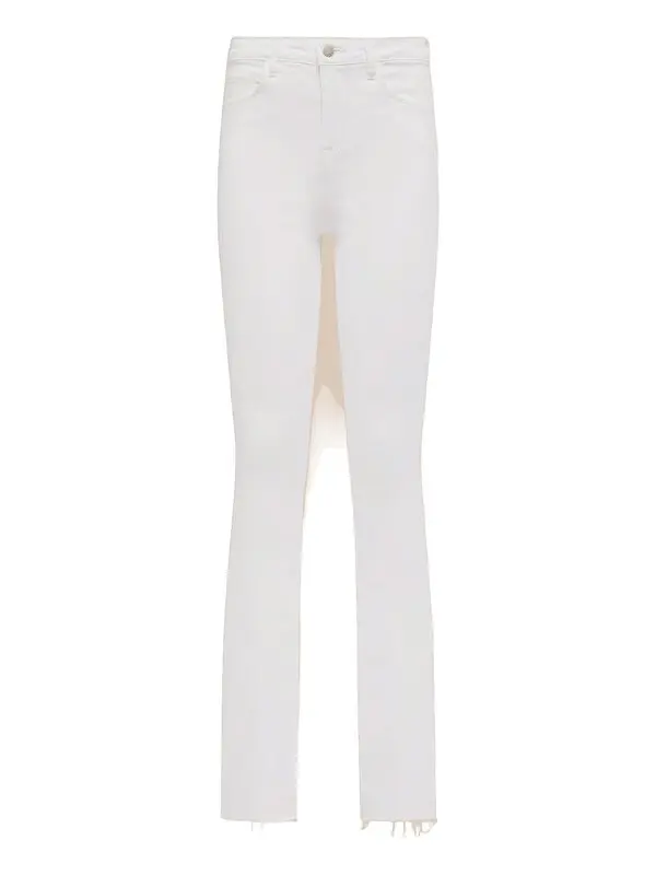 L'Agence Ruth Straight-leg Jean - Blanc