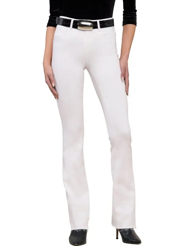 L'Agence Ruth Straight-leg Jean - Blanc