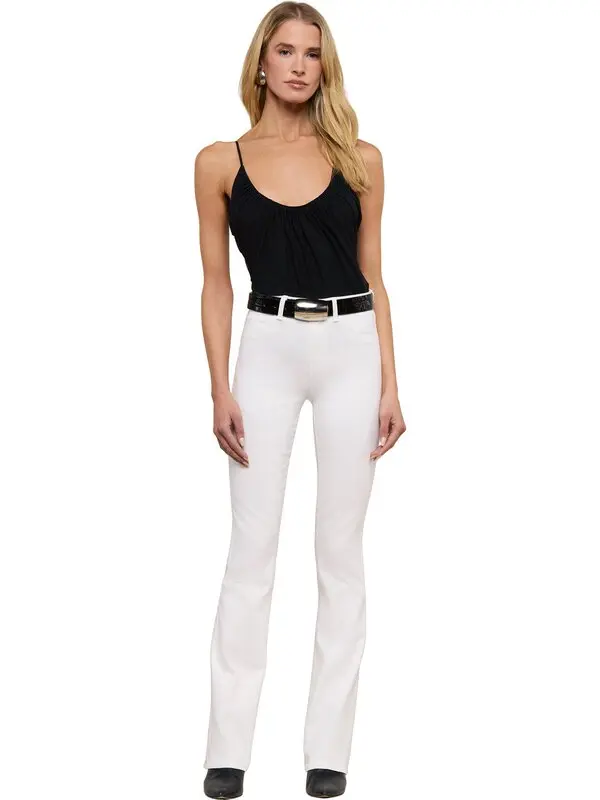 L'Agence Selma Bootcut Jean - Blanc