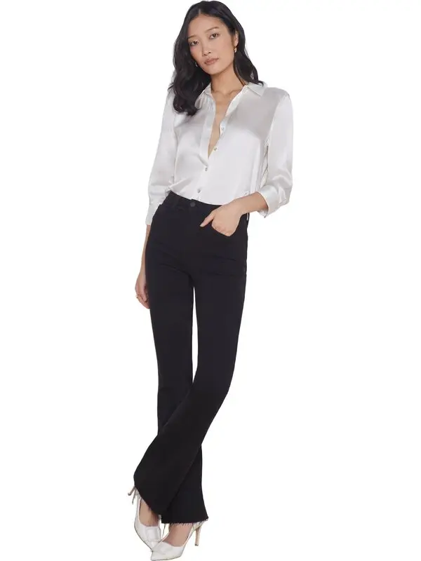 L'Agence Ruth Straight-leg Jean - Black