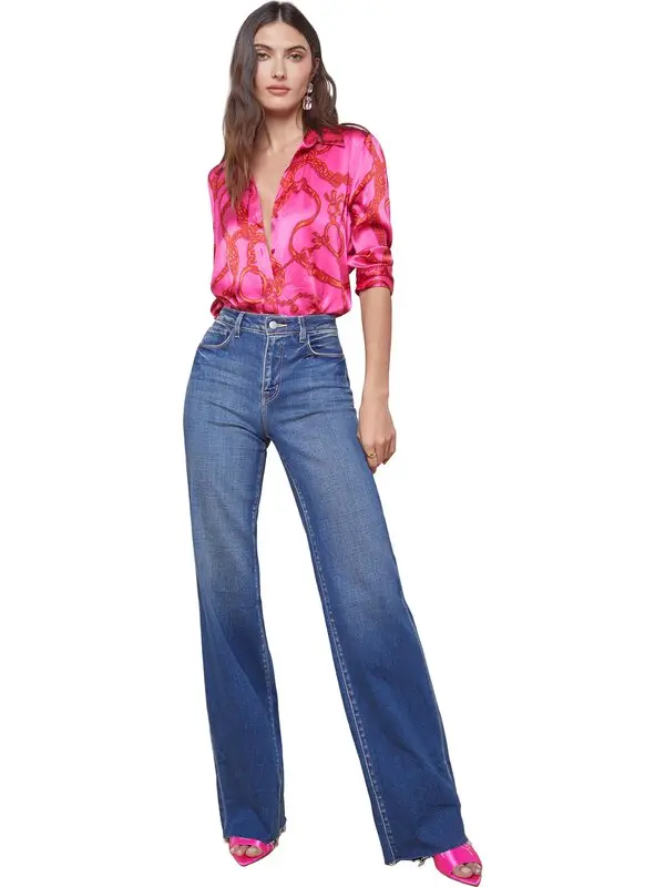 L'Agence Scottie Wide-leg Jean - Hasting