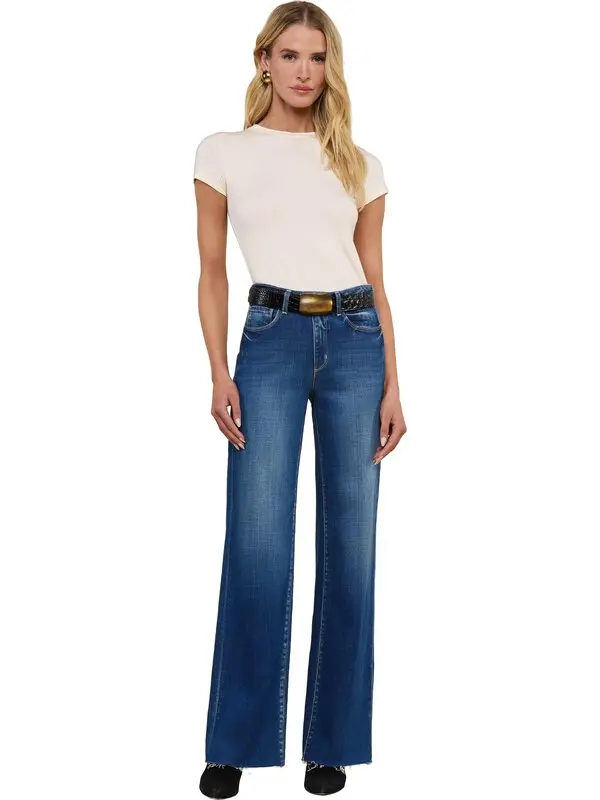 L'Agence Scottie Wide-leg Jean - Hasting