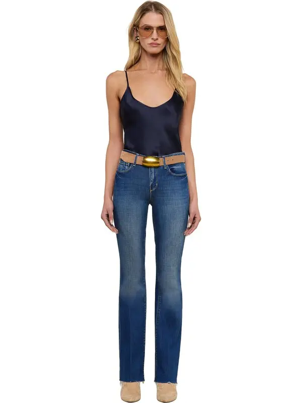 L'Agence Sneeki Low-rise Straight-leg Jeans - Hasting